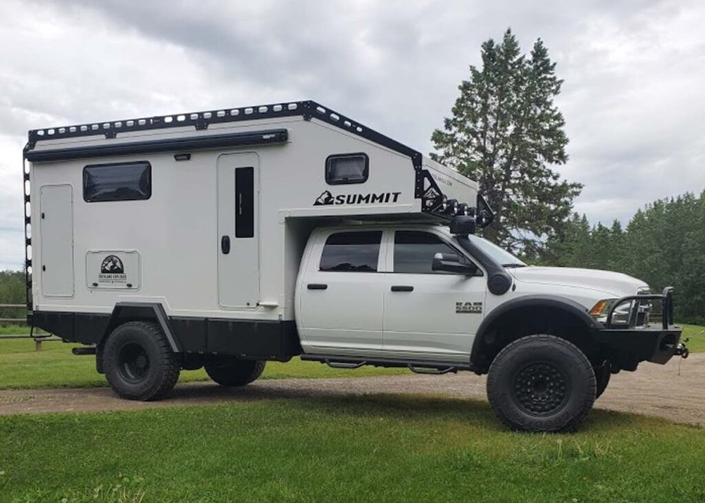 Summit Hard Side Chassis Mount Camper - Overland Explorer Vehicles